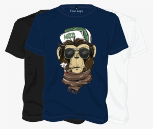 Threadly Store On Demand Custom T-shirts - Monkey Boy - 788x666 PNG ...