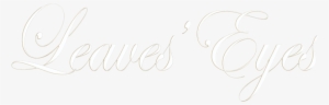 Leaves' Eyes Image - Calligraphy - 800x310 PNG Download - PNGkit