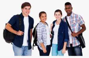 Four Students Isolated - Stock Photo High School Students - 800x520 PNG ...