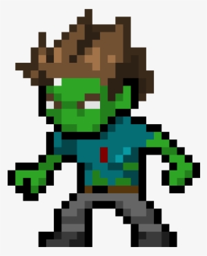 Zombie Pixel Art - Zombie Hand Pixel Art - 2400x3200 PNG Download - PNGkit