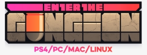 Enter The Gungeon Lo - Enter The Gungeon Logo - 1500x400 PNG Download ...