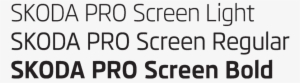 Skoda Pro Screenfonts - Skoda Font - 900x251 PNG Download - PNGkit