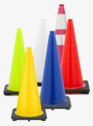 Colored Traffic Cones Come In Either 18-inch Or 28 - Cone - 2491x2418 ...