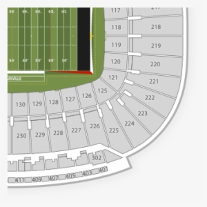Lane Stadium Seating Chart - 350x350 PNG Download - PNGkit