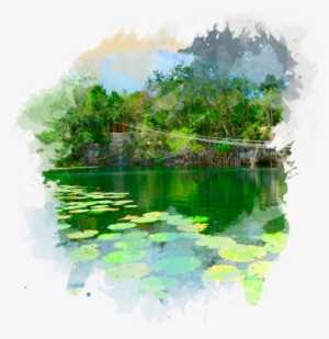 Cenote Iik - Cenote - 360x371 PNG Download - PNGkit