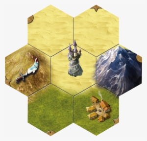 Mk Map Tiles 01-4 - Mage Knight Map Tiles - 550x529 PNG Download - PNGkit