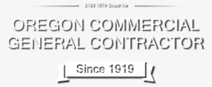 Commercial General Contractor In Oregon Banner - Oregon - 1500x504 PNG ...