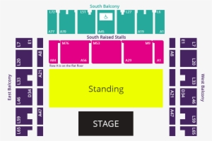 Stalls Standing Seating Plan Click To Enlarge - W Raised Stalls A ...