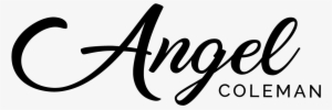 Angel Coleman - Calligraphy - 1157x402 PNG Download - PNGkit