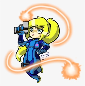 Chibi Samus Zero Suit - Suit - 500x550 PNG Download - PNGkit