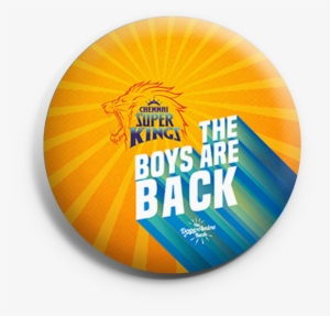 Csk The Boys Are Back - Circle - 577x553 PNG Download - PNGkit
