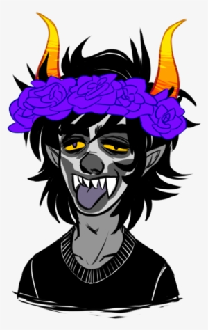 Homestuck Flower Crown - Illustration - 500x713 PNG Download - PNGkit