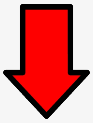 Arrow - Red Arrow Pointing Down - 456x600 PNG Download - PNGkit
