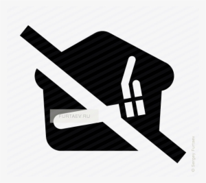 Vector Icon Of Crossed Out House With Cigarette - Home Crossed Out ...