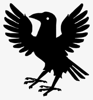 Heraldic - Heraldic Raven - 853x936 PNG Download - PNGkit