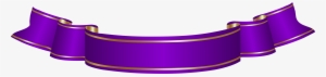 Purple Banner Transparent Png Clip Art - Purple Ribbon Banner Clipart ...