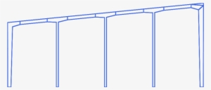 Multiple Span Single Slope - Parallel - 860x365 PNG Download - PNGkit