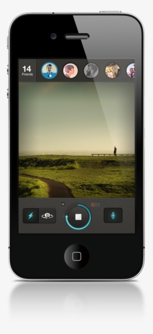 Dribbble Camera - Camera App Interface Design - 950x1800 PNG Download ...