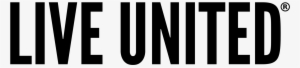 Live United Black And White Version - United Way Logo - 1600x414 PNG ...