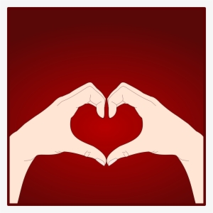 Heart Hands Gestures - Gif Love - 1280x1280 PNG Download - PNGkit
