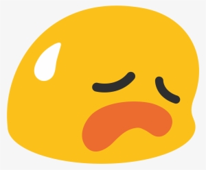 Ratskywatsky - Disappointed But Relieved Face Emoji - 2000x2000 PNG Download - PNGkit