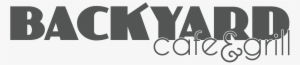 Backyard Cafe Logo - 1116x252 PNG Download - PNGkit