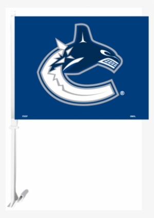Vancouver Canucks New Orca Car Flag - Vancouver Canucks - 400x400 PNG ...