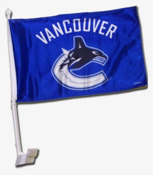 Vancouver Canucks Window Mounted Car Flag - Vancouver Canucks Hockey ...