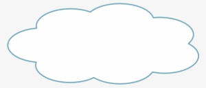 Blue Thought Cloud Thin Svg Clip Arts 600 X 326 Px - 600x326 PNG ...