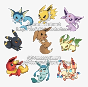 Eevee Evolutions Can You Name All Their Types - 3 Evolutions Of Eve ...