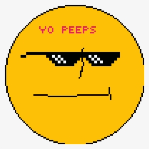 Pixilart Chill Emoji Anonymous Png Chill Emoji - Pixel Art - 1200x1200 ...