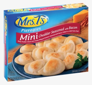 Mini Cheddar Seasoned With Bacon - Mini Pierogies - 503x465 PNG ...