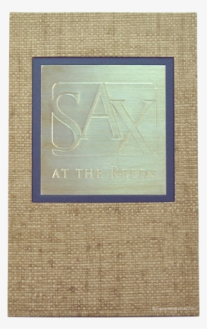 Grasscloth Menus, Sax At The Reeds - Menu - 401x600 PNG Download - PNGkit
