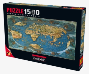 World Map 1508 1000 Pc Jigsaw Puzzle - World Map 1508 - 1500pc Jigsaw ...