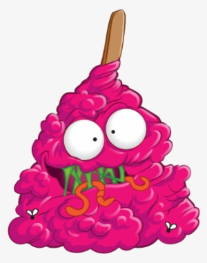 Scary Floss Pic - Grossery Gang Scary Floss - 412x406 PNG Download - PNGkit