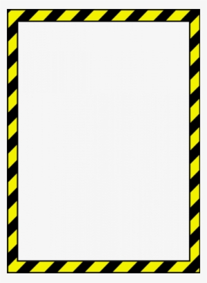 Caution Tape Clip Art - Caution Border - 366x500 PNG Download - PNGkit