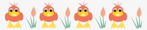 August Flower Border Clipart - Clip Art Bird's Border - 938x194 PNG ...