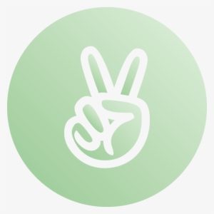 Beyond Socialicons Angellist - Animated Peace Sign Hand - 500x500 PNG ...