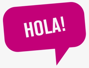 Hola - Hola Speech Bubble Transparent - 496x381 PNG Download - PNGkit