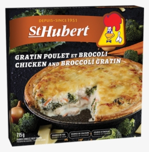Chicken & Broccoli Gratin - St Hubert Chicken Pot Pie - 460x460 PNG ...