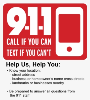 When Should I Call - Calling 911 General Instructions - 975x1050 PNG ...