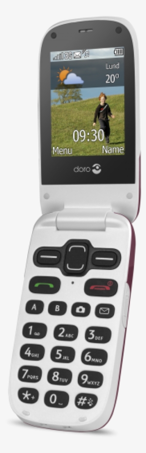 Red - Doro Phone Easy - 542x542 PNG Download - PNGkit