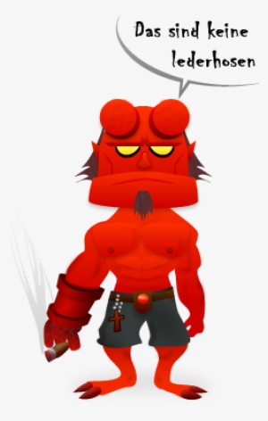 Wkmf Hellboy Vector Drawhellboy - Cartoon - 400x400 PNG Download - PNGkit