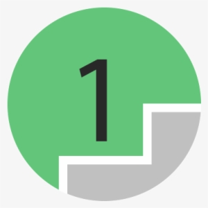 Step 1 Icon - Step 1 Icon Transparent - 400x400 PNG Download - PNGkit