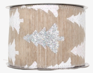 Burlap Glitter Christmas Tree Ribbon - Christmas Tree - 480x407 PNG ...