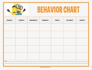Free Minions Behaviour Chart Templates At With Behavior - Free ...