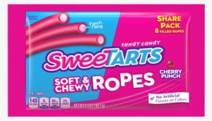 Sweetarts Soft & Chewy Ropes Cherry Punch Candy - Sweet Tarts Candy ...