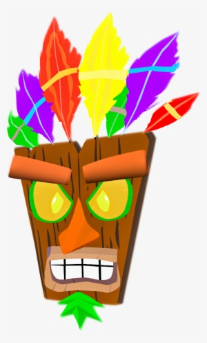 Crash Bandicoot Uka Uka Png - 530x876 PNG Download - PNGkit
