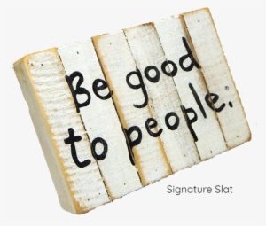 Signature Slat Wood Sign Made In Usa Handmade White - Sign - 829x763 ...