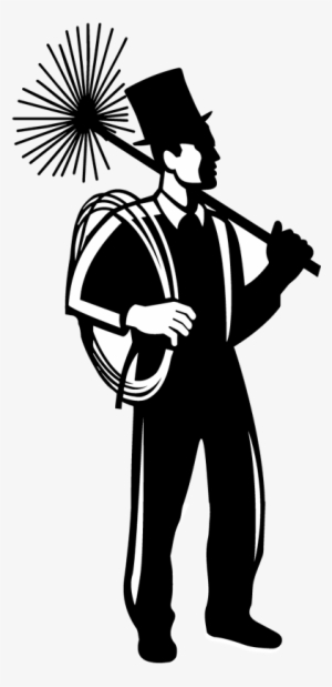 Chimney Cleaning - Chimney Sweep Drawing - 400x827 PNG Download - PNGkit
